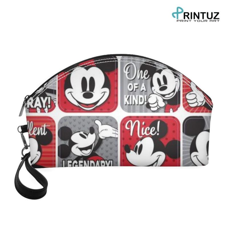 Curved cosmetic Bag – 2 Size – Printuz LLC – Fulfillment